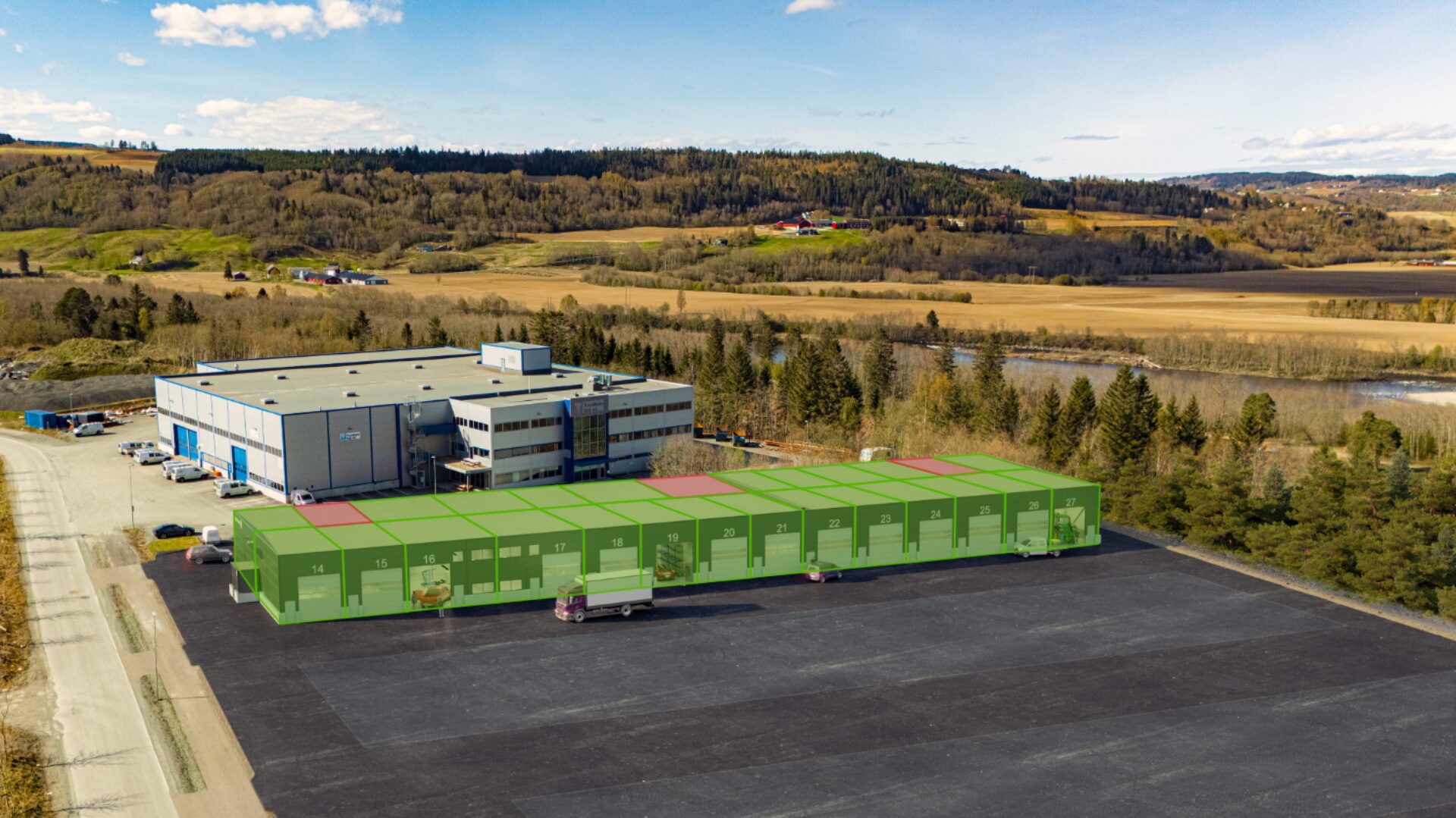 Lagerseksjoner på Melhus til salgs| Lagerseksjoner AS